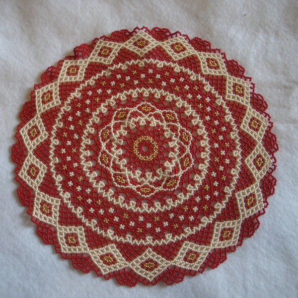 Beaded Doily Pattern - Etsy