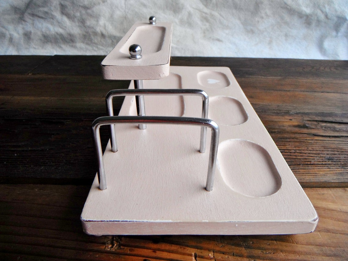 Revamped Vintage Valet. In Powder Pink and White | Etsy