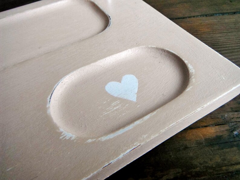 Revamped Vintage Valet. in Powder Pink and White - Etsy