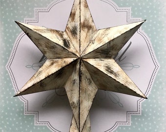 Rustic Star Tree Topper - Etsy