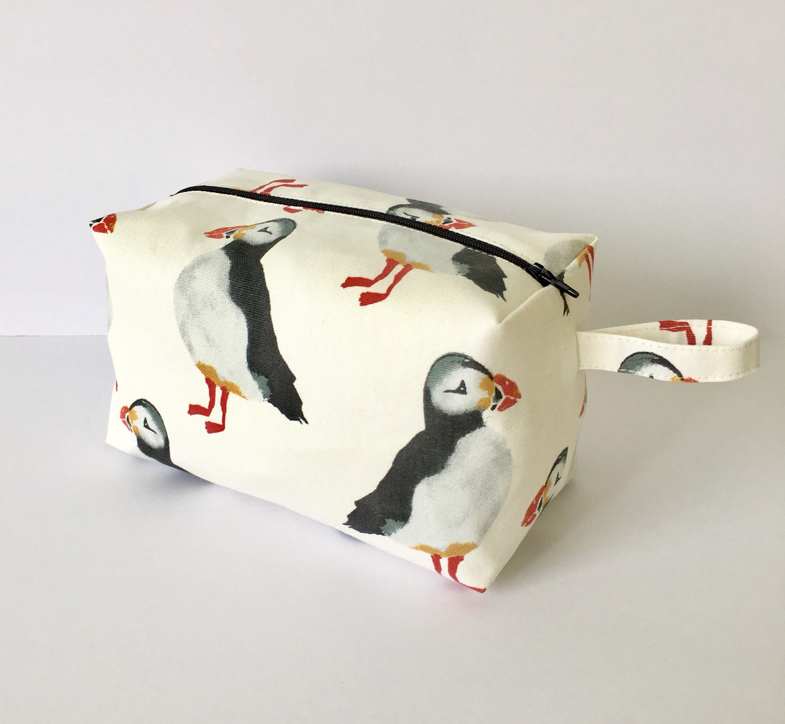 Boxed Puffin Make up Bag/cosmetic Bag/travel Bag/gadget - Etsy UK