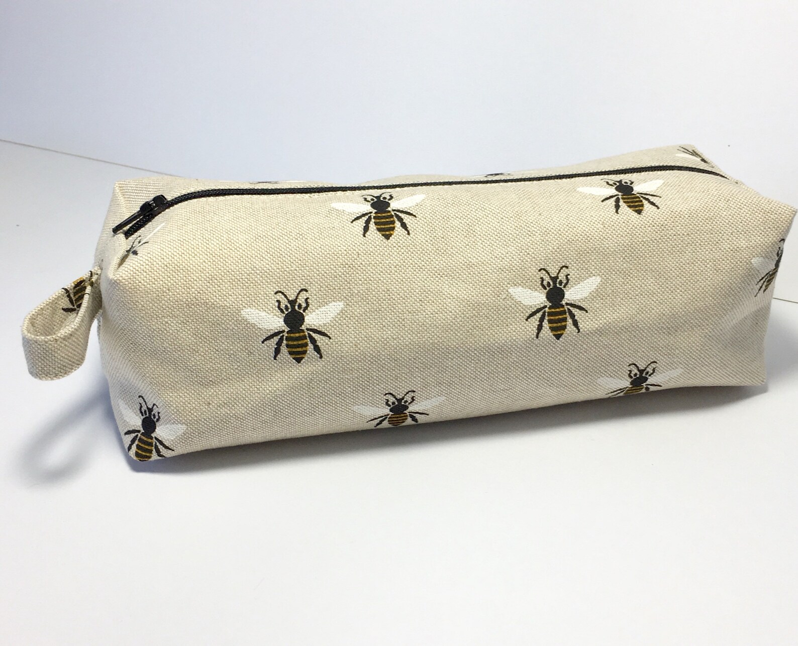 Bees Boxed Zipper Pouch/pencil Case/make up Bag/cosmetic Brush - Etsy
