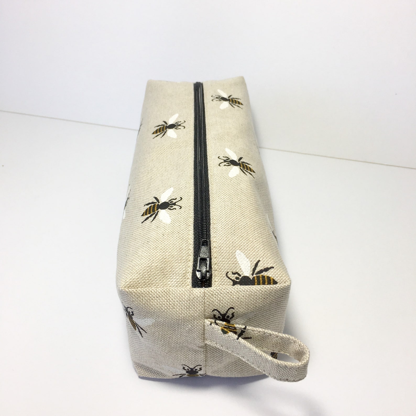 Bees Boxed Zipper Pouch/pencil Case/make up Bag/cosmetic Brush - Etsy