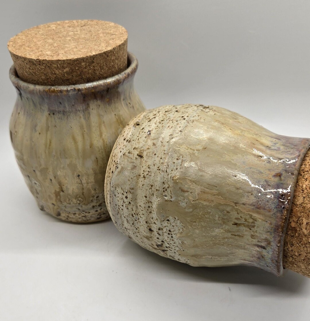 Stash Jar- Sandy Desert With Cork - Etsy