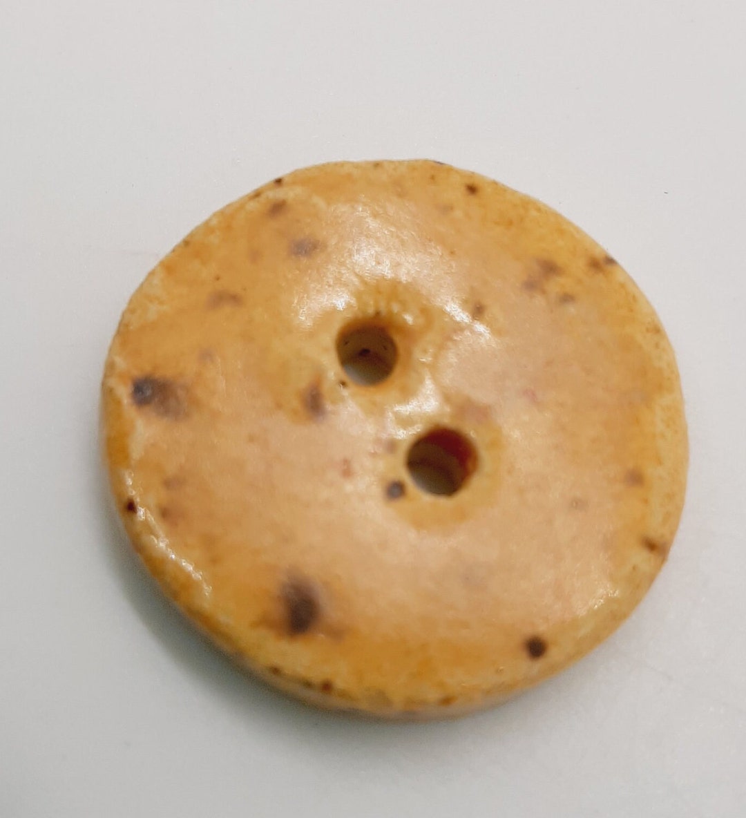Buttons: Saffron Speckles - Etsy