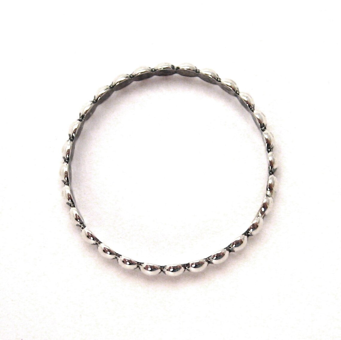 Pretty Bubble Stacking Ring Solid Sterling Silver | Etsy