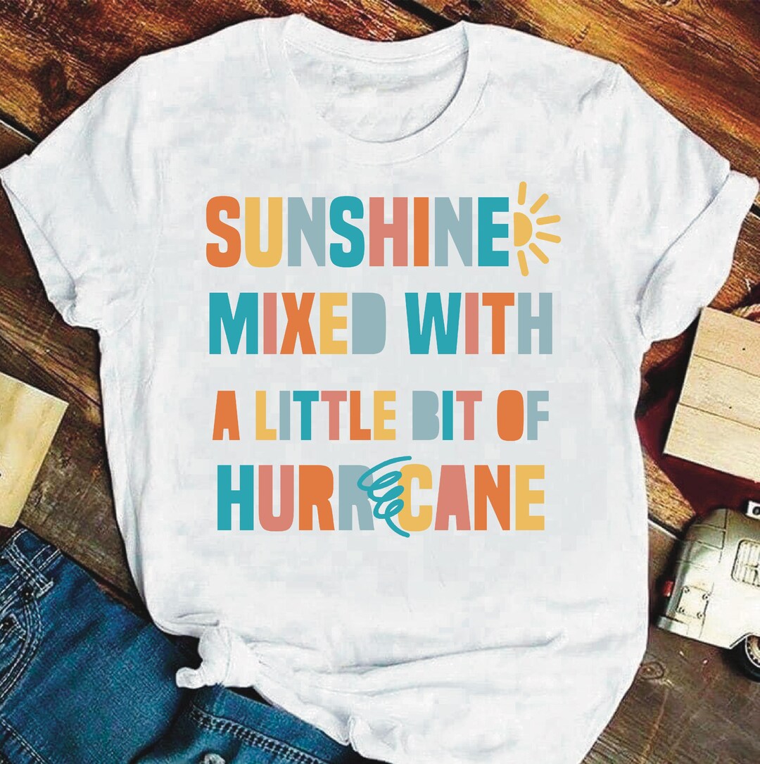 Sunshine Hurricane Kids Shirt Design: PNG File (digital Download) - Etsy