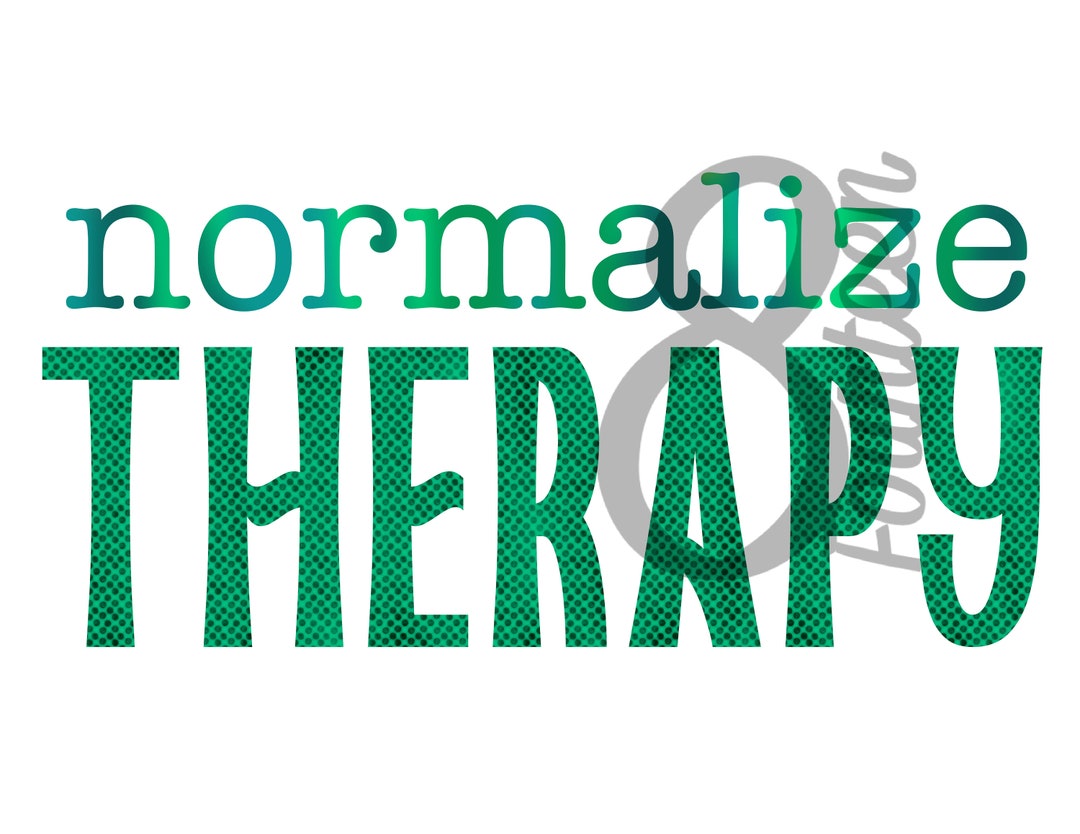 Normalize Therapy PNG File Only Mental Health Design for Adults - Etsy
