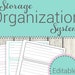 Printable Storage Organization System, Storage Solutions, Garage ...