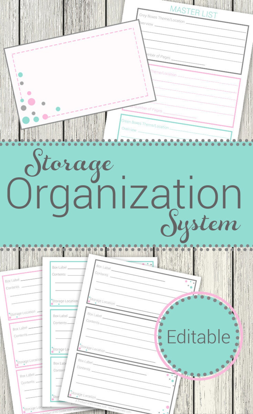 Printable Storage Organization System, Storage Solutions, Garage ...