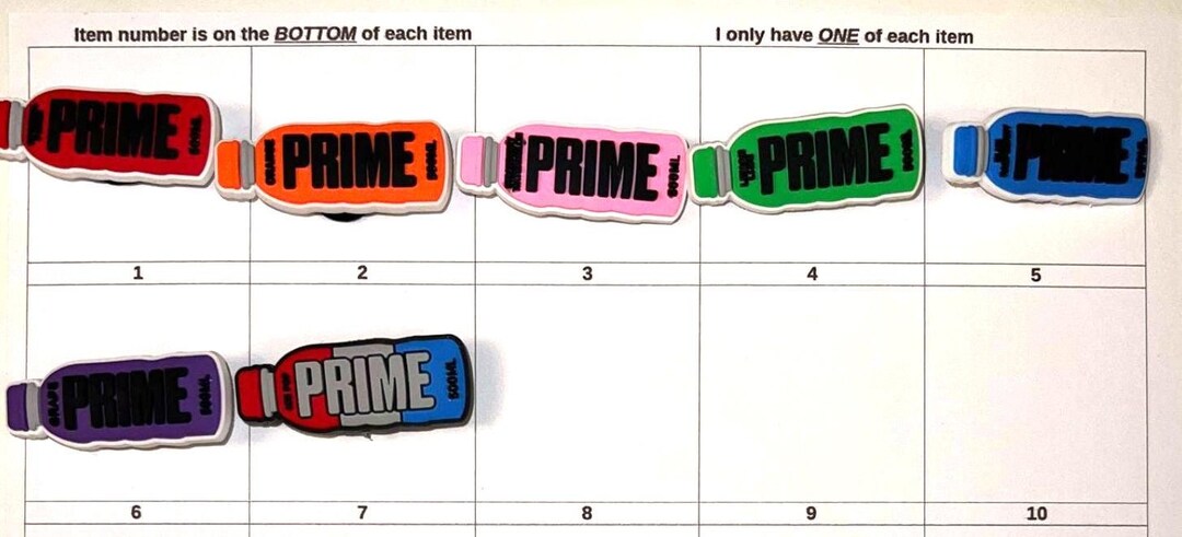 Croc Charms. Prime, Logan Paul, Jibbitz, Shoe Charm - Etsy