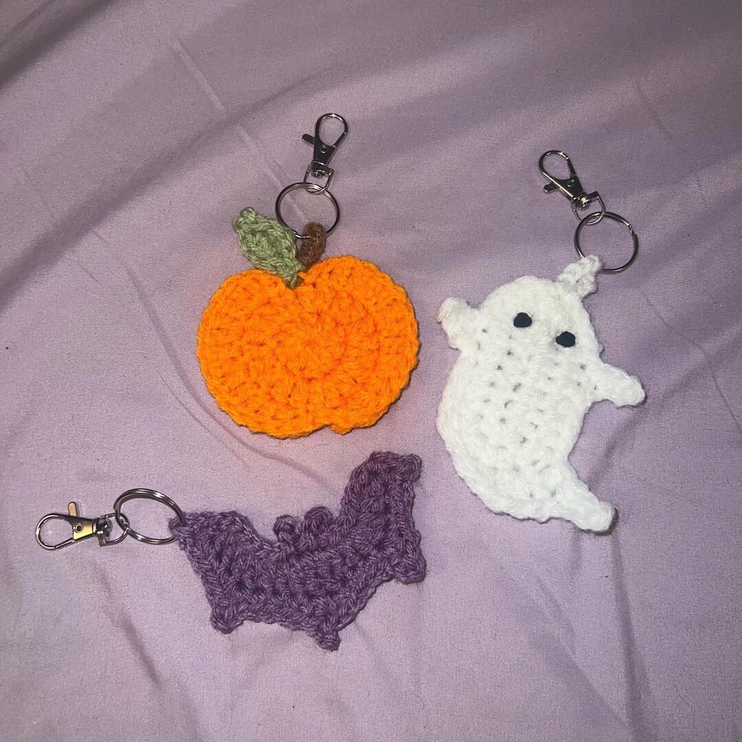 Halloween Crochet Keychains - Etsy
