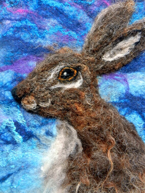 Wise Mother Hare Blank Greetings Card Brown Hare | Etsy