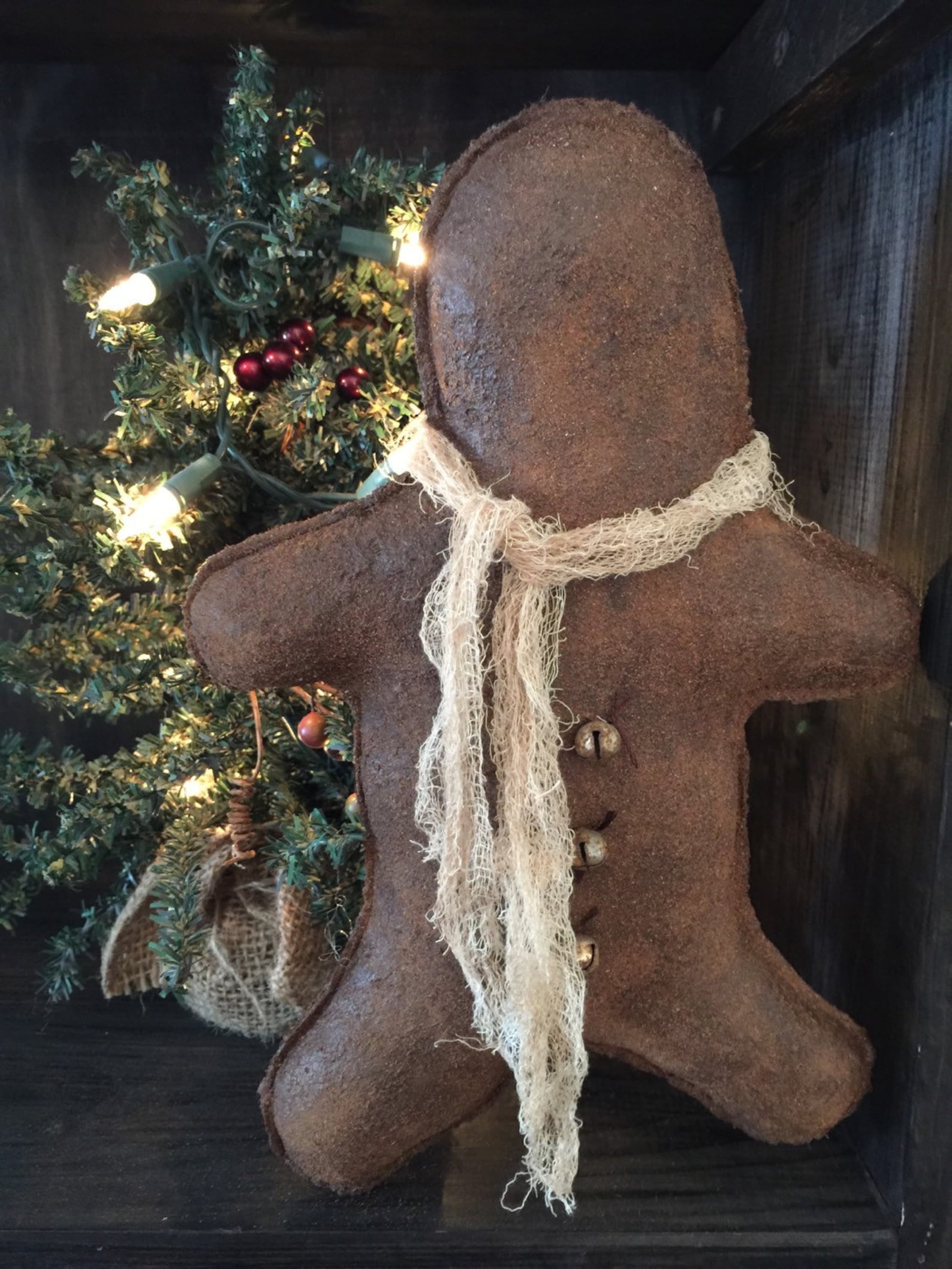 Primitive Gingerbread Man - Etsy