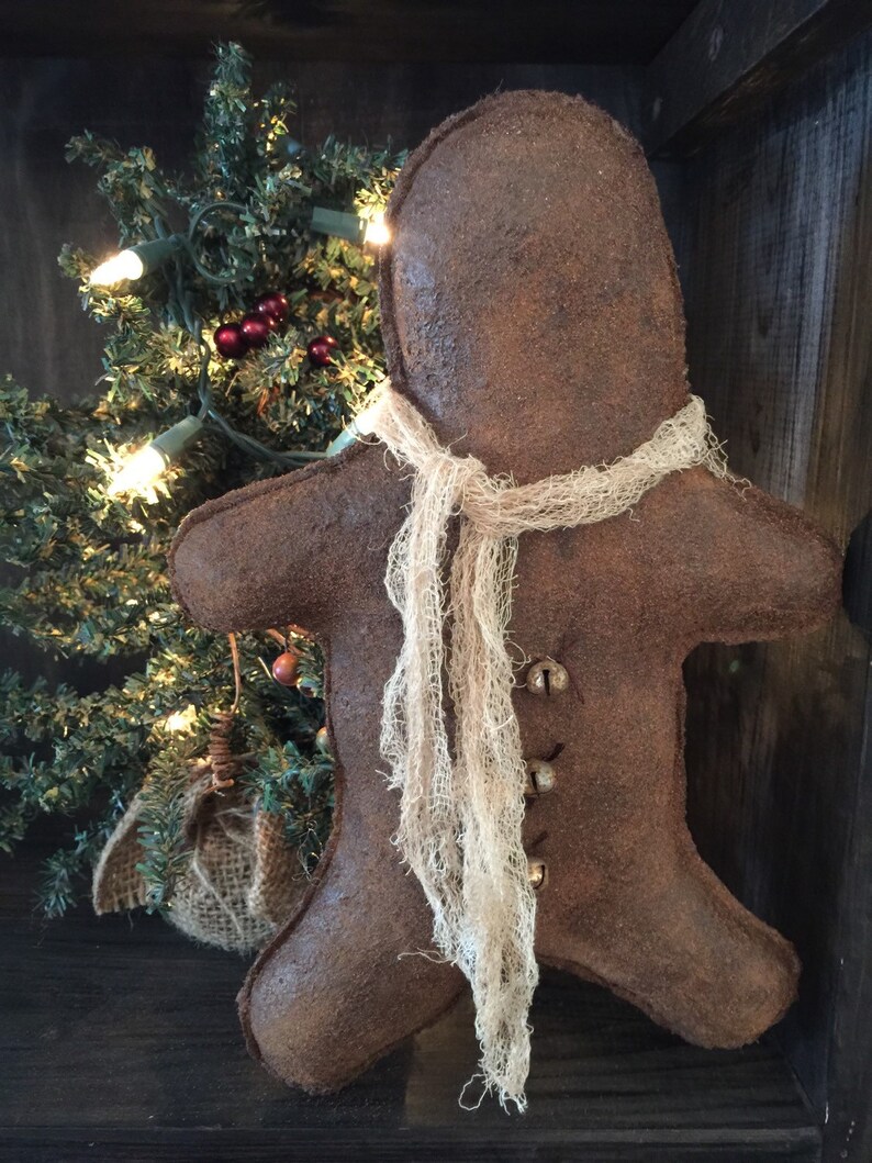 Primitive Gingerbread Man - Etsy