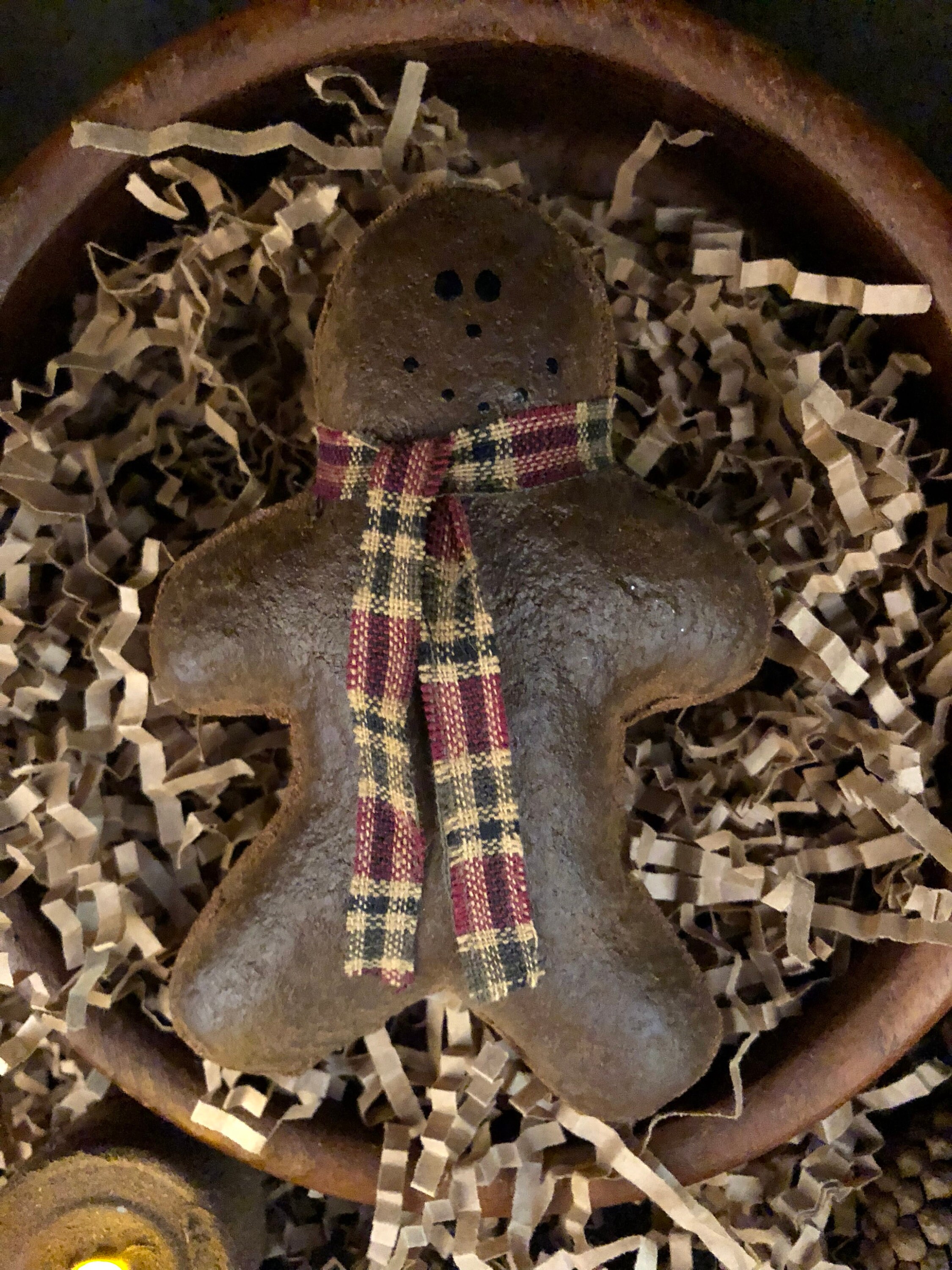 Primitive Christmas Gingerbread Man Bowl Fillers | Etsy