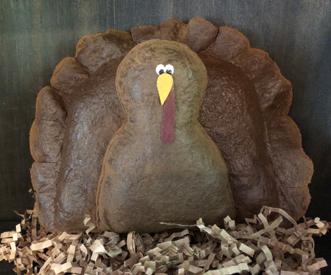 Thanksgiving Turkey and Pilgrim hat large bowl filler / tuck | Etsy