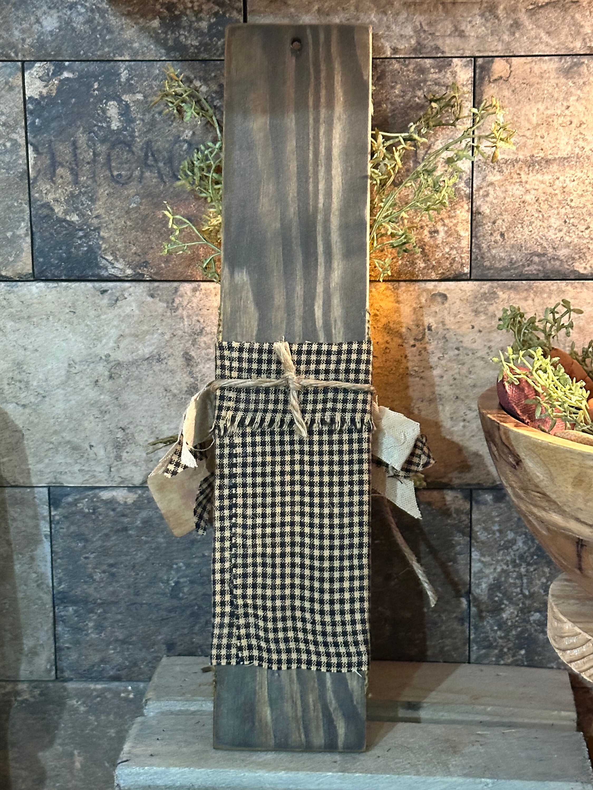 Primitive Pocket Taper Candle Holder (use Only Battery Operated LED ...