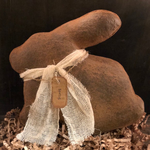 Primitive Bunny - Etsy