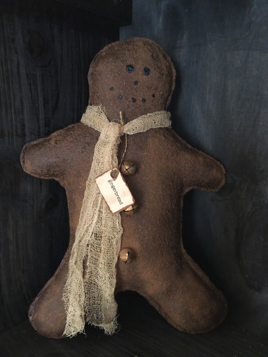 Primitive Gingerbread Man - Etsy
