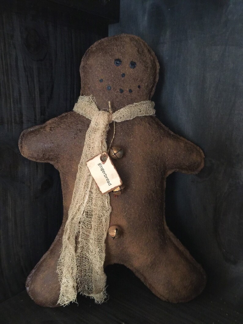 Primitive Gingerbread Man - Etsy