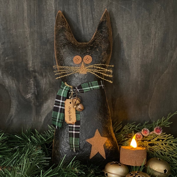 Primitive Cat - Etsy