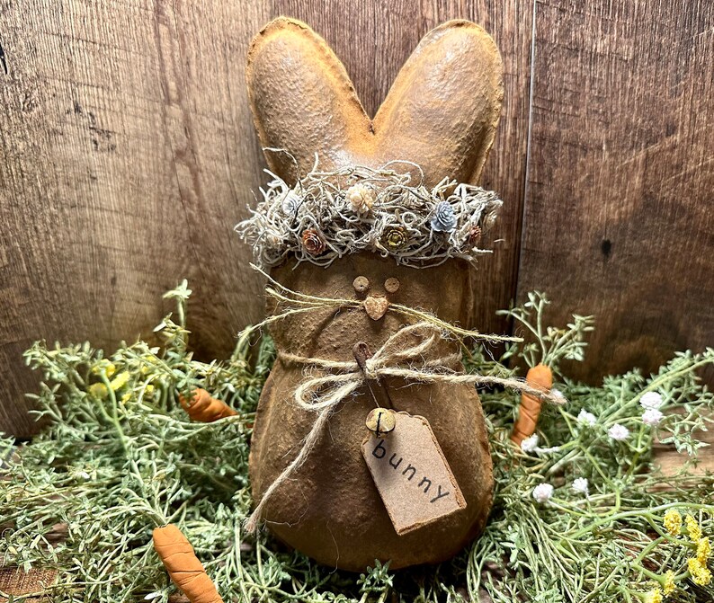 Primitive Princess Grace Bunny Tuck Dark Brown - Etsy