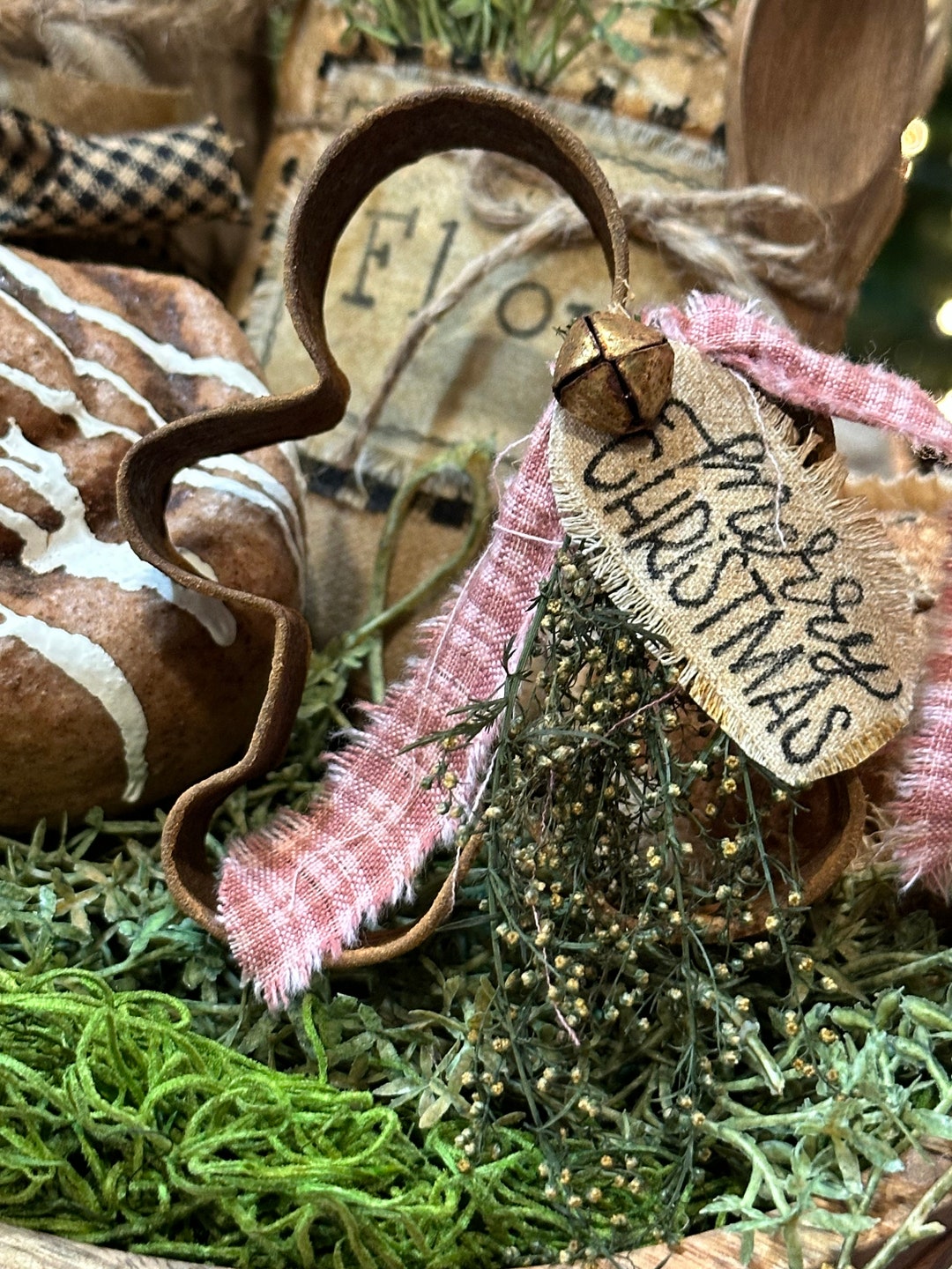 Grubby Rusty Primitive Gingerbread Man Cookie Cutter Ornament - Etsy