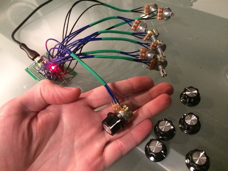 Make Your Own Custom USB MIDI Controller with analog knobs - Etsy.de