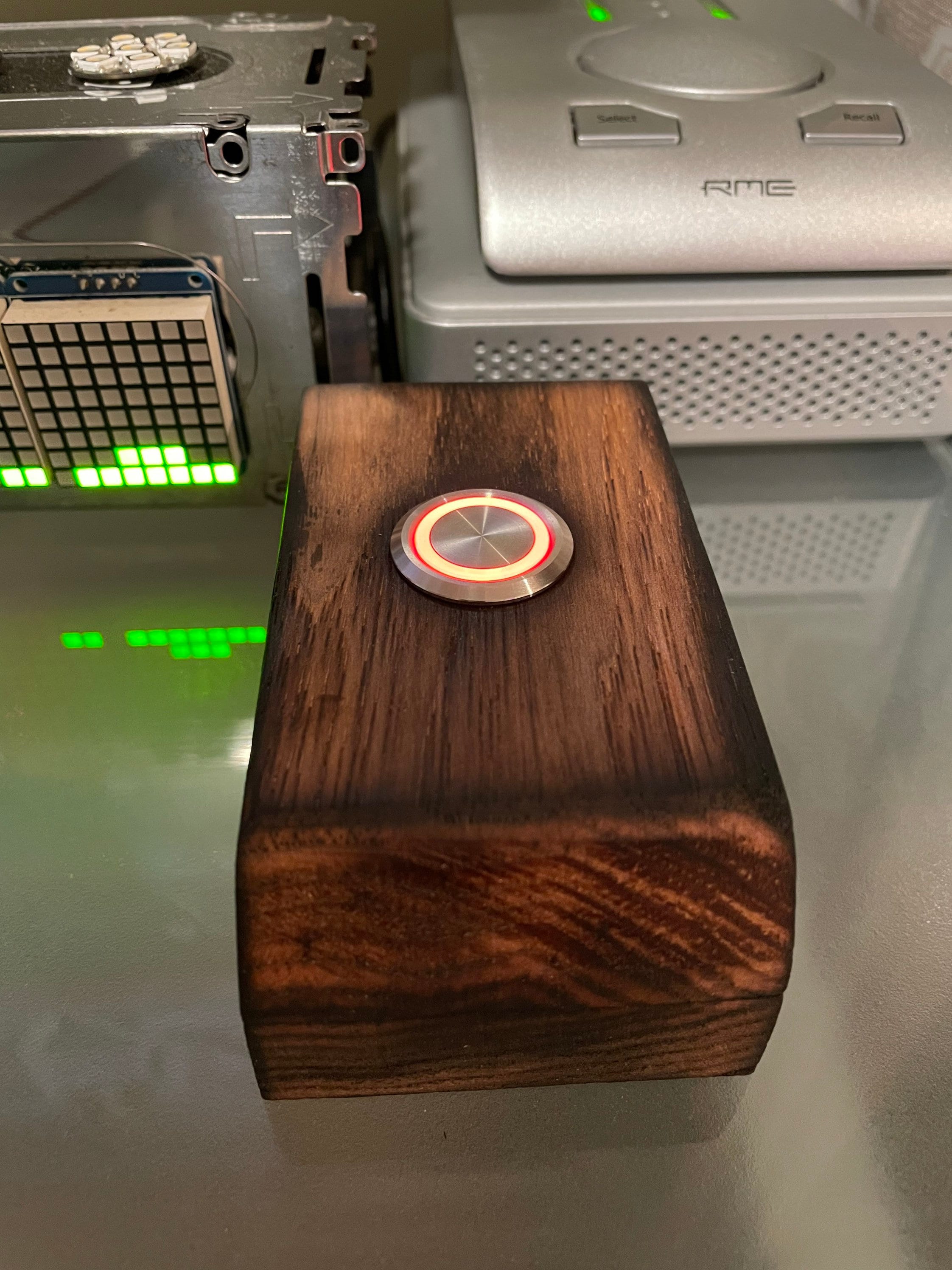 ENGAGE Button MIDI Bypass Toggle Switch Handmade Hickory Remote USB ...