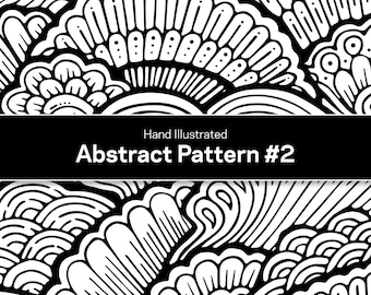 Hand Illustrated Abstract SVG Pattern 11 - Etsy