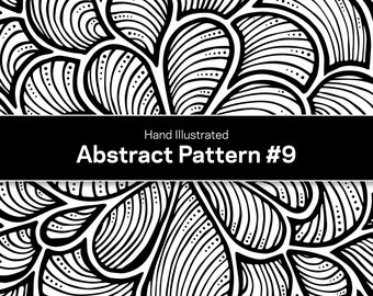Hand Illustrated Abstract SVG Pattern 7 - Etsy