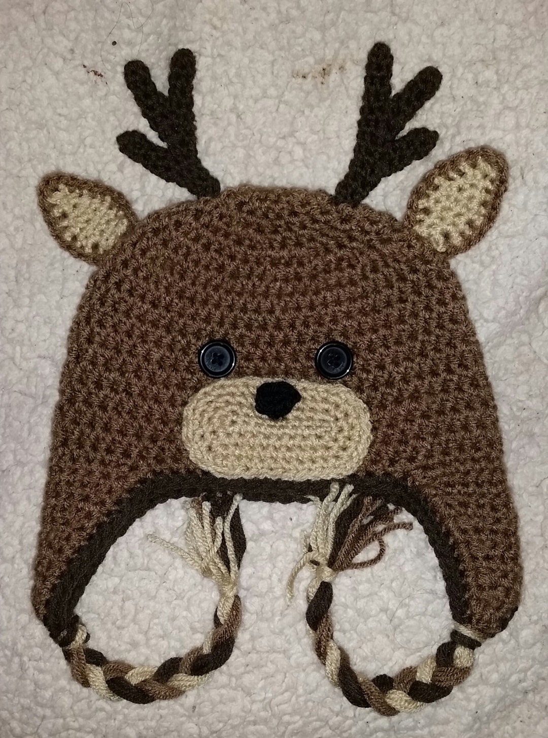 PDF: Reindeer Hat Pattern - Crochet - Etsy