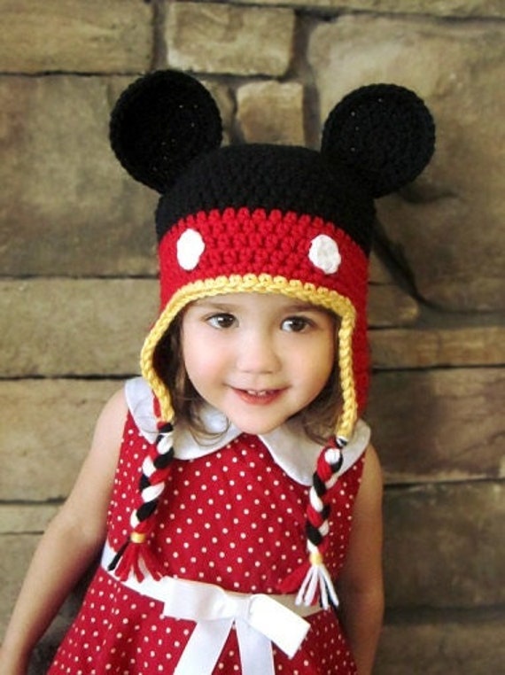 Mickey Mouse Crochet Hat Pattern