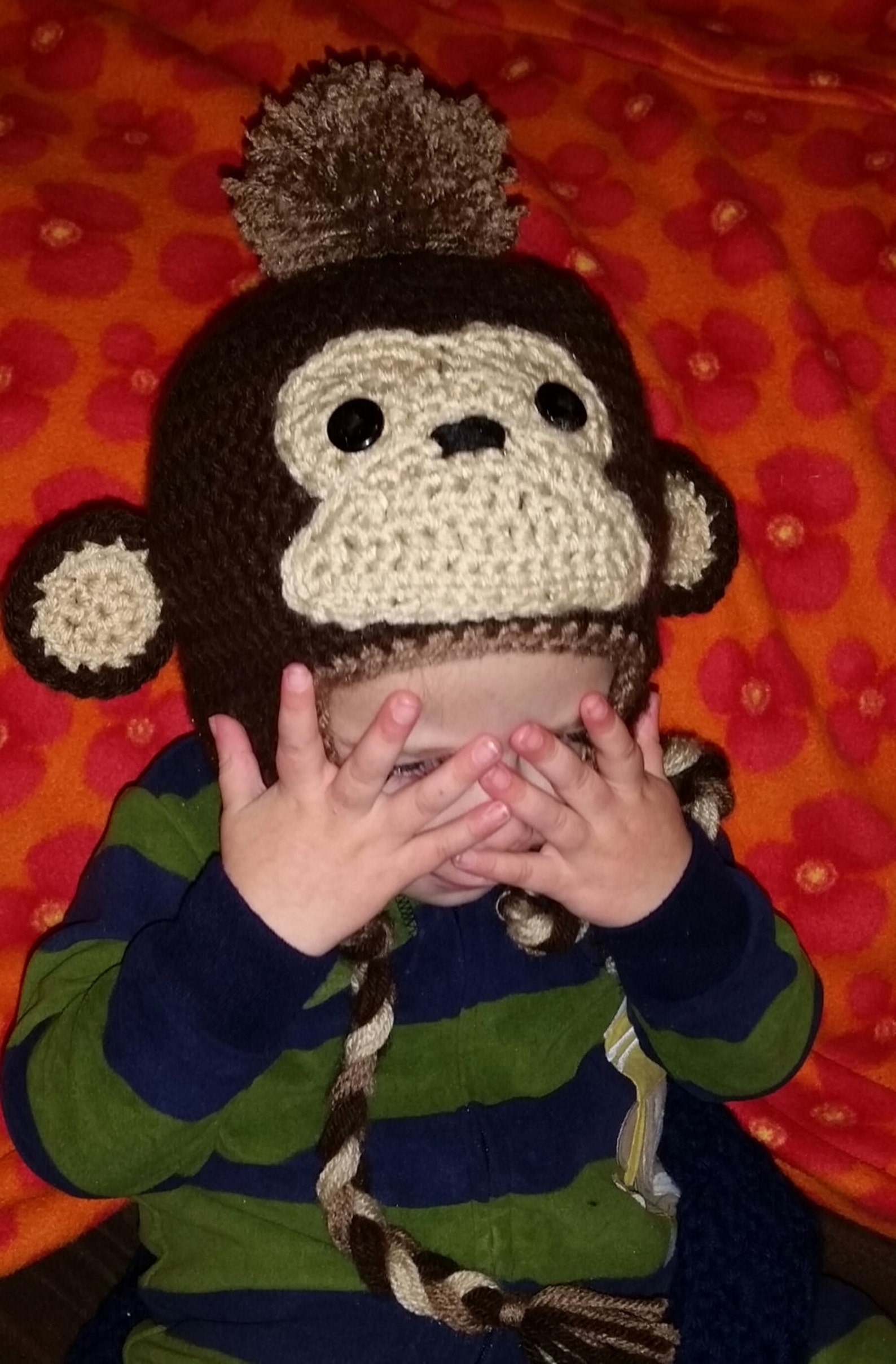 PDF Monkey Hat - ALL Sizes - Crochet Pattern - Etsy