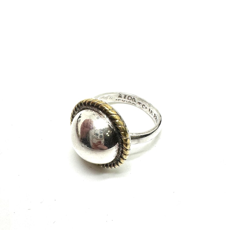 Taxco Silver Ring Vintage - Etsy