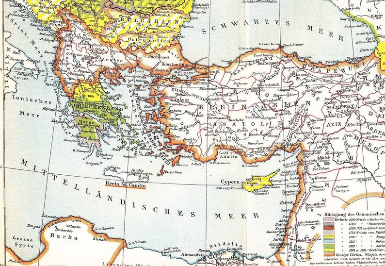 1894 eastern Question Diplomatic History of the | Etsy