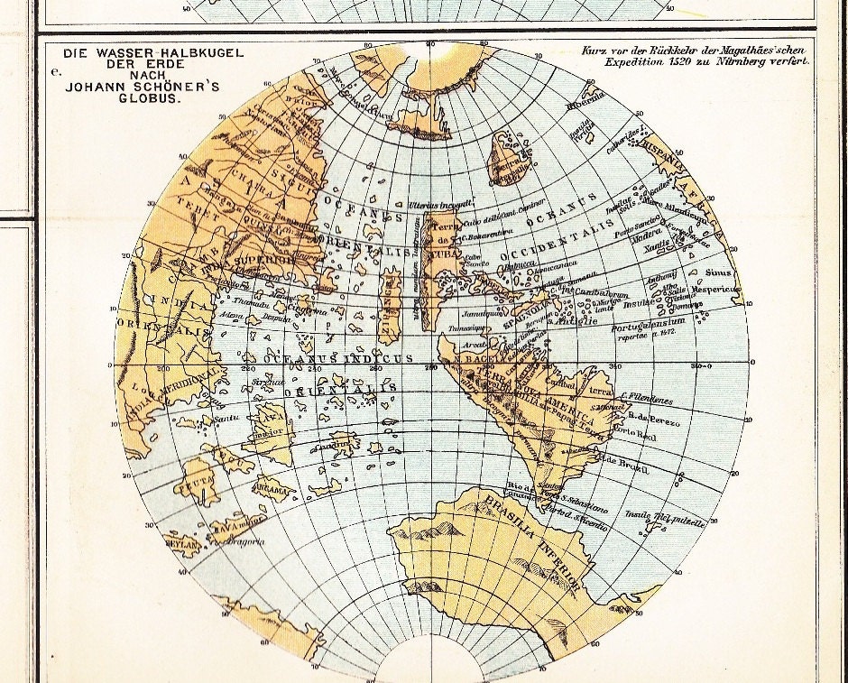 1898 Development of Cartography From Antiquity From Herodotus | Etsy