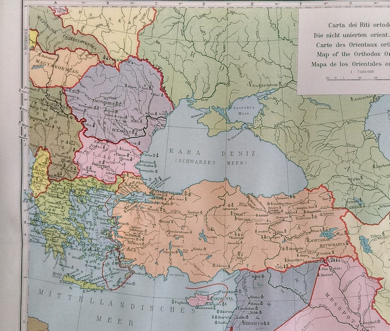 UNIQUE! 1929 ORIENTAL ORTHODOXY in the Eastern Basin of the ...