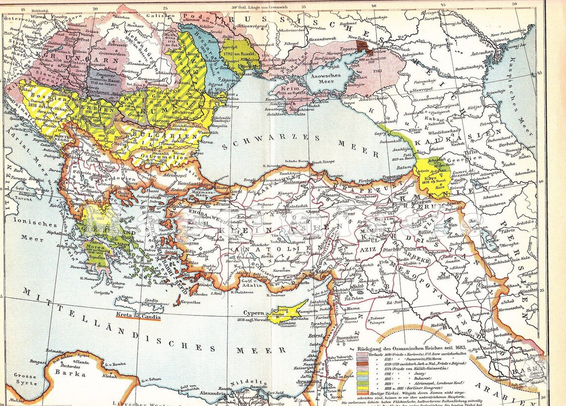 1894 eastern Question Diplomatic History of the | Etsy