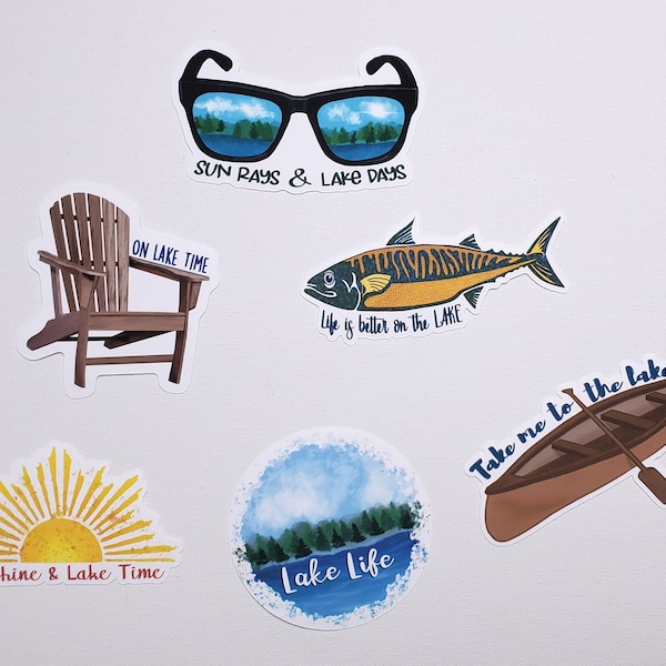 Lake Life Decal - Etsy