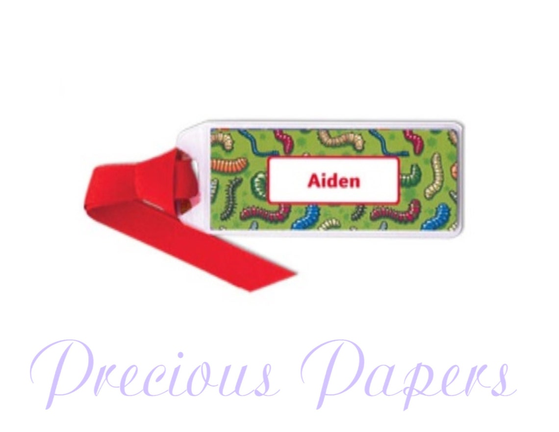 Personalized Bookmarks Bug Book Marks Peace Sign Bookmarks - Etsy