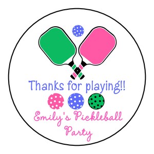 Personalized Pickleball Stickers Labels, Custom Address Labels PRINTED ...