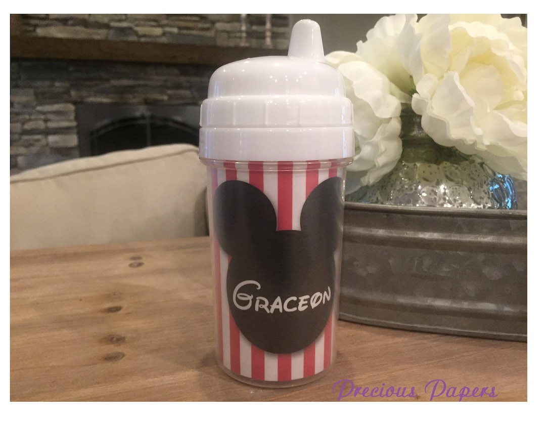 Personalized Kids Sippy Cups Mouse Sippy Cup - Mouse Personalized Cups ...