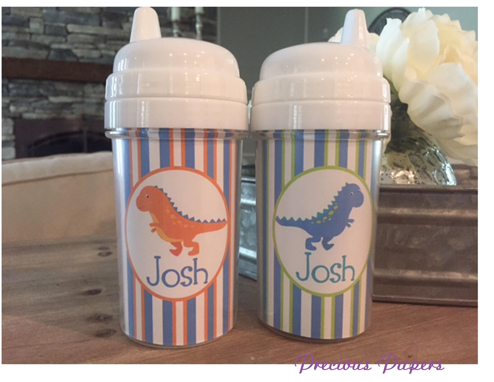 Personalized Kids Dinosaur Sippy Cups Dinosaur School Cups - Etsy