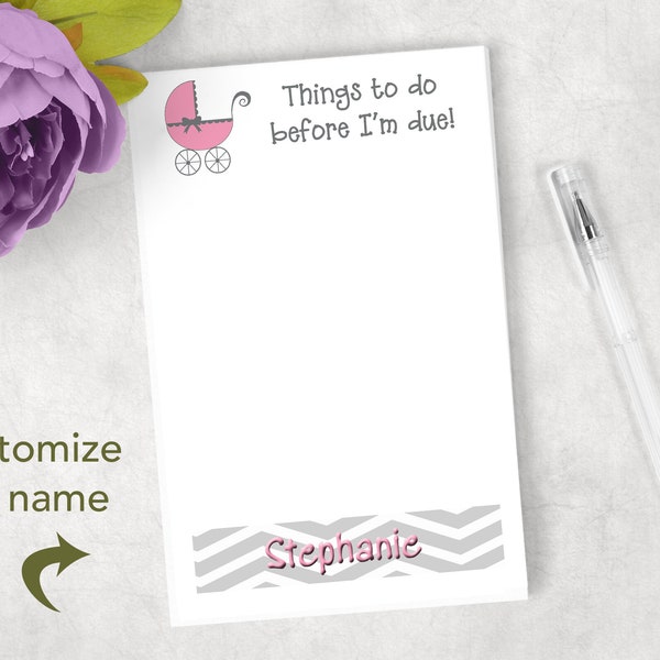 Baby Shower Note Pads - Etsy