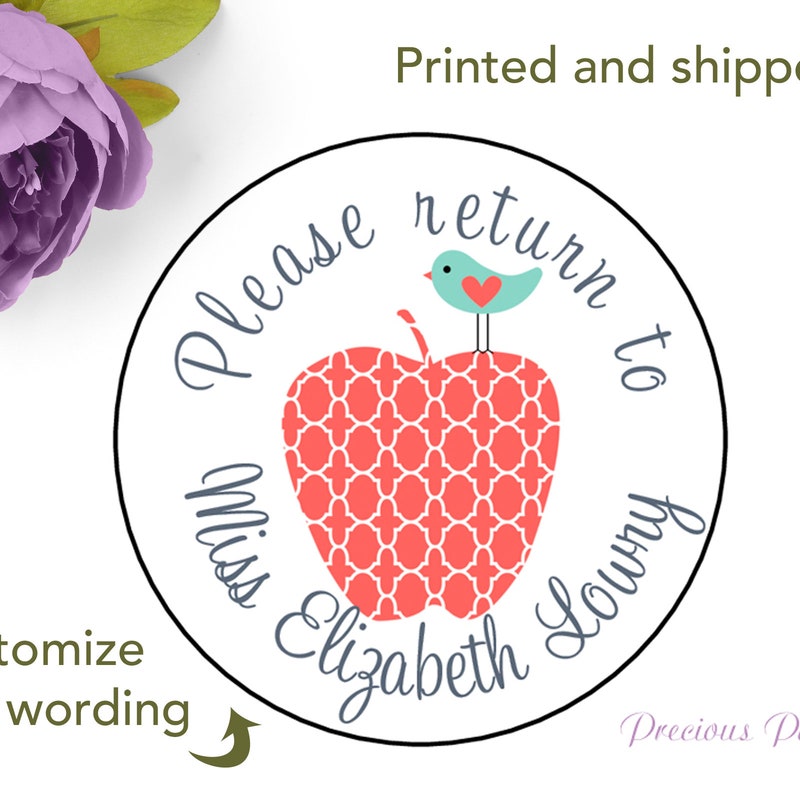 Apple Labels - Etsy