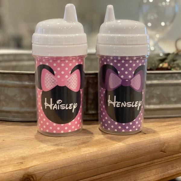 Kids Cups With Names Minnie Mouse - Etsy