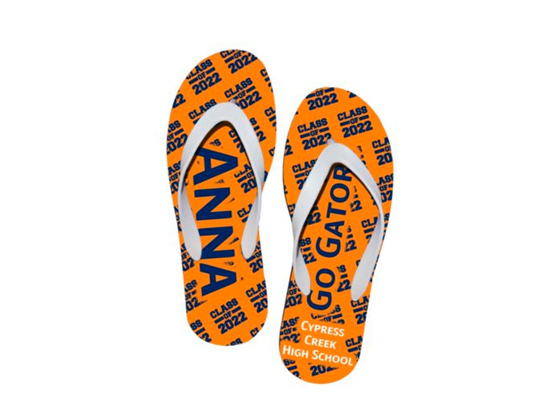 Personalized Flip Flops, Custom Flip Flops, Graduation Flip Flops, High ...