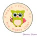 Personalized PRINTED Owl Classroom Stickers Back to School Stickers ...